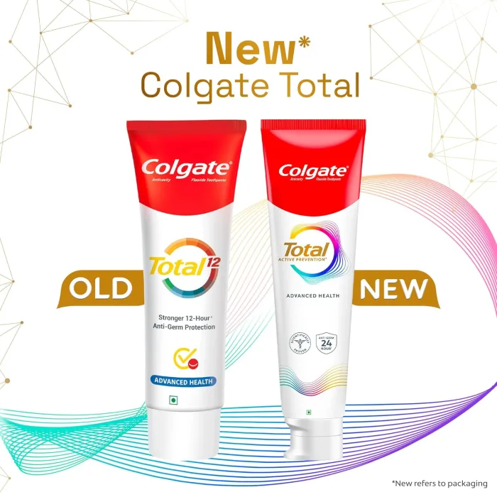 Health Care : Colgate Total 2x150g: 12-Hr Anti-Germ - Mithila Craft