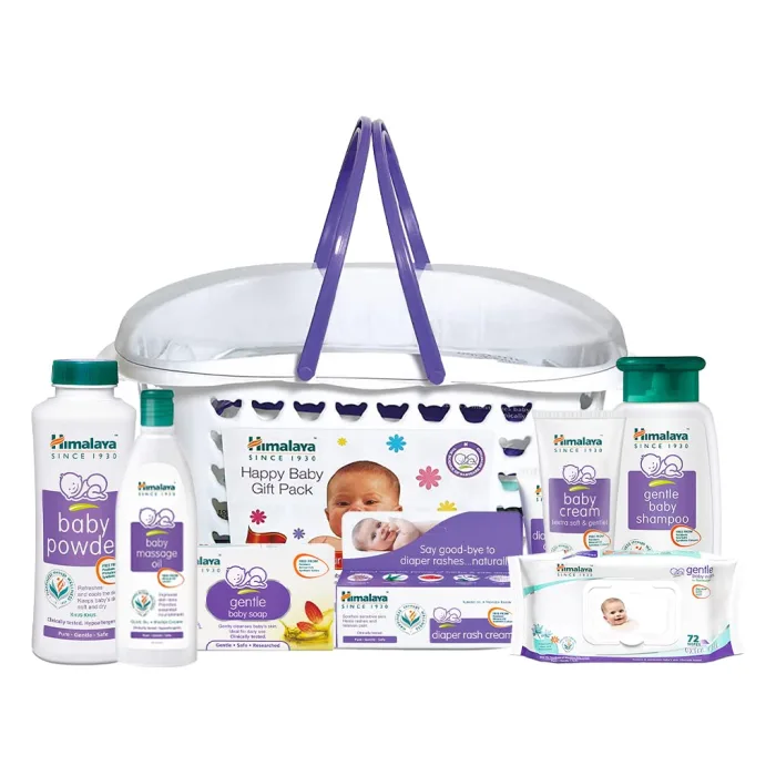 Baby Care : Himalaya Baby Gift Set, White, 1ct - Mithila Craft